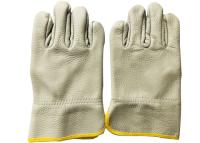 China Agriculture Cowhide Beekeeping Gloves Without Cuff for Bee Farm Work in Customized Sizes for sale
