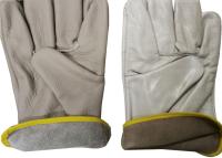 China Agriculture Cowhide Beekeeping Gloves Without Cuff for Bee Farm Work in Customized Sizes for sale