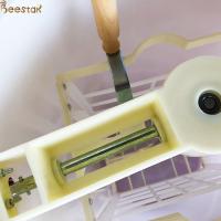 China 2 frame plastic manual honey processing extraction machine beekeeping honey extractor for sale