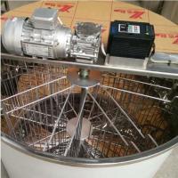 China Stainless Steel 8 Frames Electric Honey Extractor With Speed Control For Beekeepers for sale