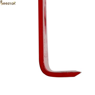 China Apiculture Hive Tools Beekeeping Equipment Red Stainless Steel Hive Tool Scraper for sale