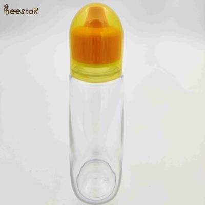 China 250ml 350ml 500ml Honey Jar And Spoon Plastic Empty Honey Bottles for honey storage for sale