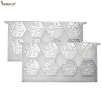 China Hexagon Shaped White Plastic Honey Comb Frame for Bee Farm Application for sale