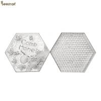 China Hexagon Shaped White Plastic Honey Comb Frame for Bee Farm Application for sale