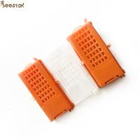China Red and White Plastic Multifunctional Queen Cage for Bee Queen Rearing System for sale