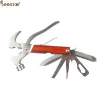China Stainless Steel Multi-function Claw Hammer 8oz Fiber Beekeeping Hive Tool for sale