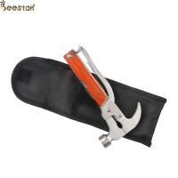 China Stainless Steel Multi-function Claw Hammer 8oz Fiber Beekeeping Hive Tool for sale