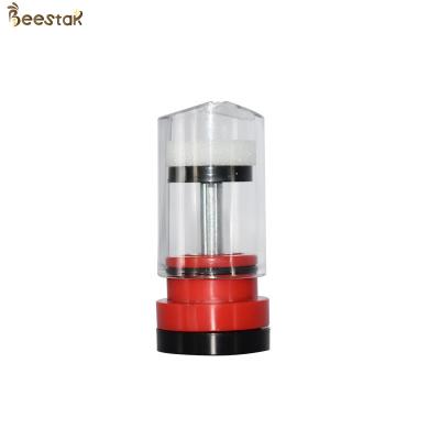 China Queen Bee Marker Red Transparent Mark Plastic Box Queen Rearing for sale