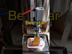 SS304 esperto automático 	Equipamento da apicultura para o líquido da pasta que pesa e máquina de enchimento