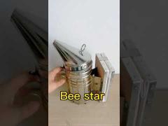 Stainless Steel Star American Style Bee Smoker M-XL Size