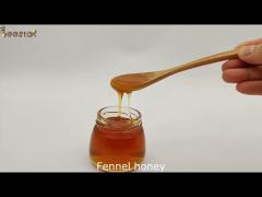 100% Natural Raw Organic Amber Fennel Flower Honey High Purity