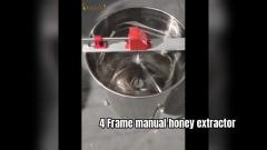 4 Frame manual honey extractor with stainless steel stands