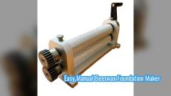 Lightweight Manual Beeswax Foundation Machine for Beekeepers