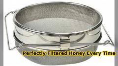 Double Stainless Steel Honey Strainer for Pure Honey