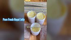 our royal jelly is 100% pure, unprocessed, and pesticide-free.
