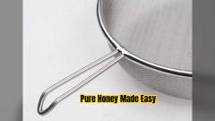 Professional Stainless Steel Honey Strainer for Pure Honey