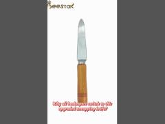Tired of tearing comb & wasting honey? Try this new uncapping knife!