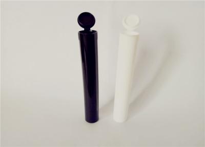 China BPA Free 100% Recyclable Blunt Tube , Opaque Silver Plastic Storage Tubes With Lids for sale