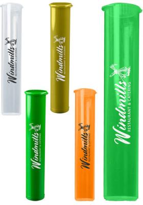 China Pre - Rolled Joint Child Resistant Tubes Customized Logo For Cannabis / Dispensary for sale