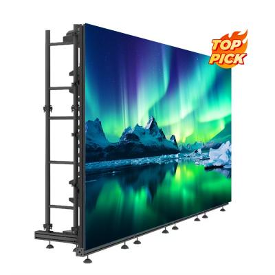 China Easy Installing Custom Video Wall P2 P2.6 2.9 P3.91 P4 Movable Display Panel Indoor Outdoor Rental Event Mobile Stage Led Screen for sale
