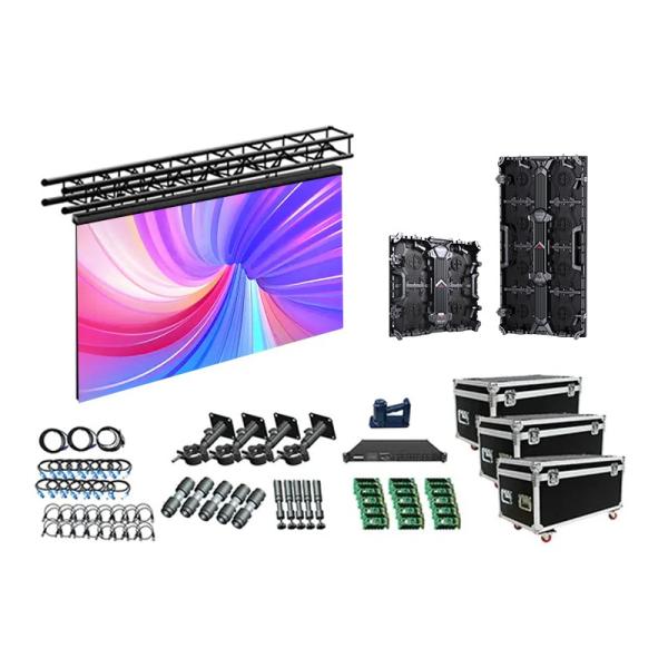 Quality Easy Installing Custom Video Wall P2 P2.6 2.9 P3.91 P4 Movable Display Panel for sale