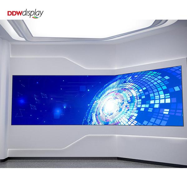 Quality Newsroom Fixed GOB Curved Led Display Pantalla Indoor Exhibition Trade Show for sale