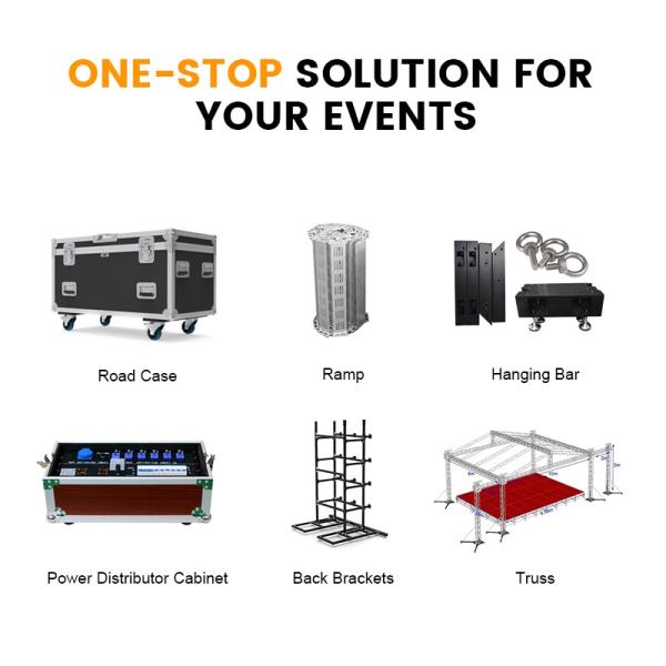 Quality In Stock Mobile 7680hz P1.56 P2.5 P3.91 Video Wall Concert Stage Event Movable for sale