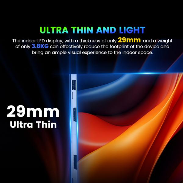 Quality P0.7 P0.8 P1 P1.25 P1.5 Ultra Thin Indoor LED Display Screen UHD Flip Chip Micro for sale