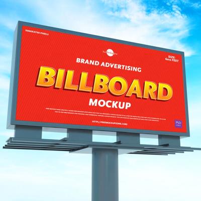China High Brightness P5 P6 P8 P10 Waterproof LED Screen Billboard Structure Stable Performance Outdoor Advertising Display for sale