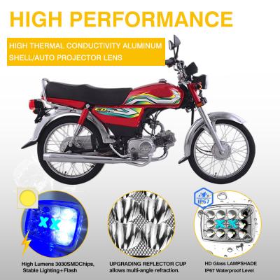 Cina CD70 Motociclette luci diurne con fari e chip in vendita