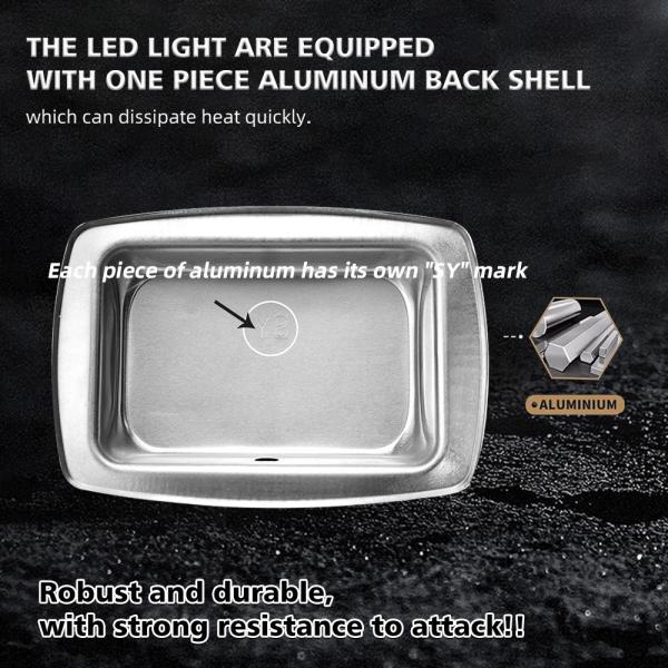 Quality IP67 Yellow White High Beam White Low Beam DRL Motorcycle LED Headlight Semi for sale