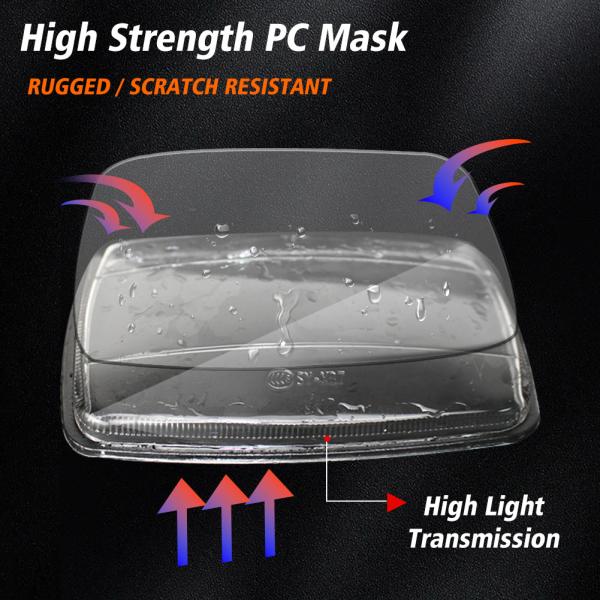 Quality IP67 Yellow White High Beam White Low Beam DRL Motorcycle LED Headlight Semi for sale