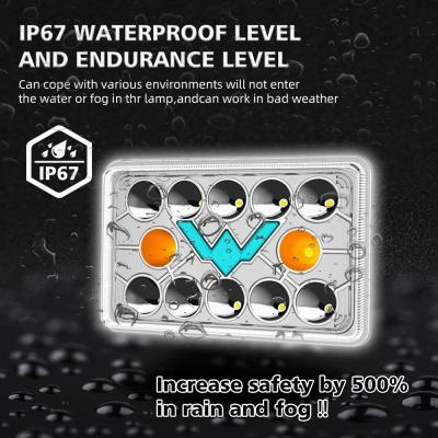Cina YAYE CG125 DC12V Semisintesi DRL rosso Bianco Hi/Lo Beam Motociclo Far LED Durable in vendita