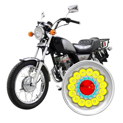 China 6 Inch CM125 High Limited Lumen LED Red DRL Semi-assembly Headlight with High Low Beam for sale