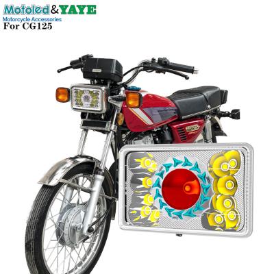 China High Thermal Conductivity Aluminum Semi Assembly Headlight For 6 Inch CG125 LED DRL for sale