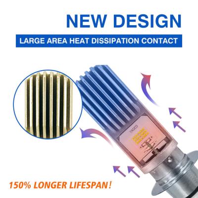 China CSP H4 HS1 BA20D H6 H6M Motorfiets LED-lampen 12W P15D LED-koplamp Te koop