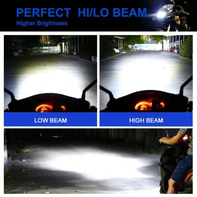 China CSP H4 HS1 BA20D H6 H6M Motorfiets LED-lampen 12W P15D LED-koplamp Te koop