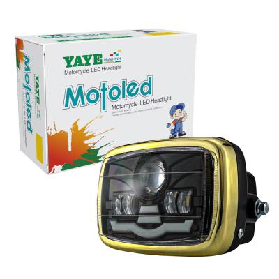 China DRL Flash CD70 70cc Motorcycle Headlight Assembly 45W 4800LM DC12V Projector Lens for sale