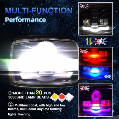 China DRL Flash CD70 70cc Motorcycle Headlight Assembly 45W 4800LM DC12V Projector Lens for sale