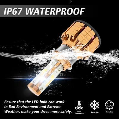 China DC8V-80V motorfietslamp ventilator koeling COB High Power Motorfiets koplamp Te koop