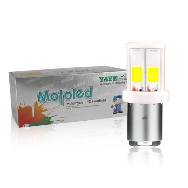 Quality High Power 4 Side Emitting LED Bulb Voltage 8-80V AC/DC for Motorcycle Motorbike Moto for sale