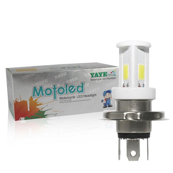 Quality Motorcycle Headlight AC/DC 8-80V H4 HS1 BA20D H6 P15D H6M 18w 1800LM Ceramic Led Bulb for sale