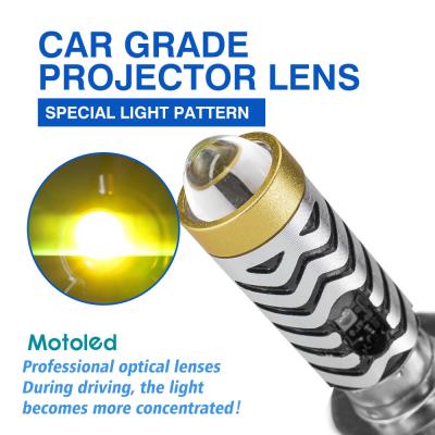 Cina 1100LM 11W AC DC Ba20d H4 H6 H6M HS1 Ceramica COB Lampada del fronte della moto in vendita