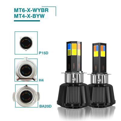 Cina YAYE AC/DC8-80V 8V 12V 24V P15D H4 Ba20D HS1 H6 H6M Lampada a LED per motori in vendita