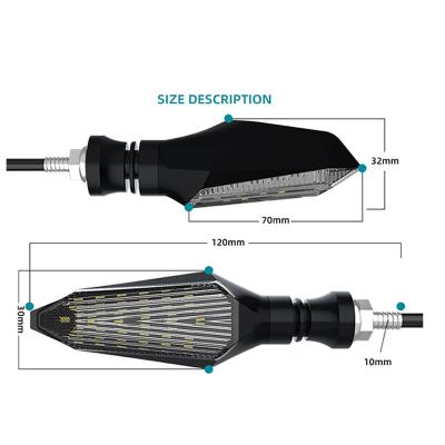 China CB500 Waterproof Motorcycle Led Turn Signal Light With Lifespan Of 30000hours for sale