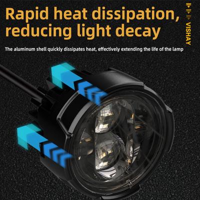 Cina IP68 Motociclo Led Fog Light con supporti anteriori e design di risparmio energetico in vendita