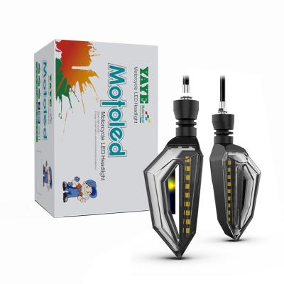 China DC12V gele LED waterstroom draaisignaal waarschuwingslicht voor YAYE motorfiets 2385 Te koop