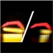 Cina DC12V Giallo LED flusso d'acqua segnale di svolta di avvertimento luce per YAYE moto 2385 in vendita