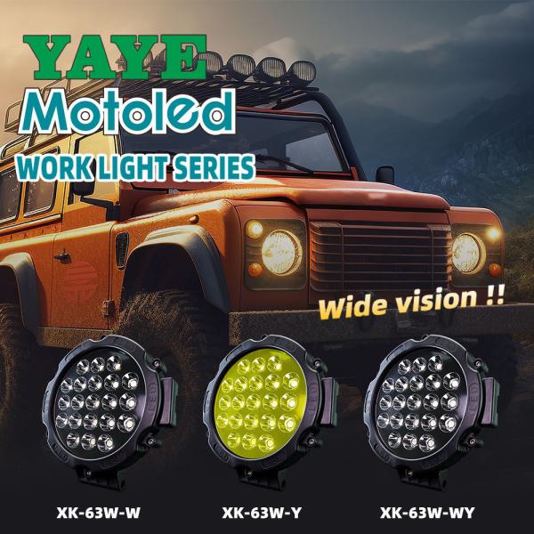Quality Universal 13Inch Car LED Work Light 61W 6300LM AC DC 8-100V for Offroad UTV ATV for sale