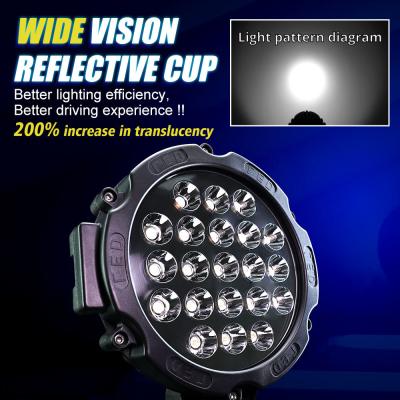 Cina Luce di lavoro LED universale da 13 pollici per auto 61W 6300LM AC DC 8-100V per camion UTV ATV Offroad in vendita